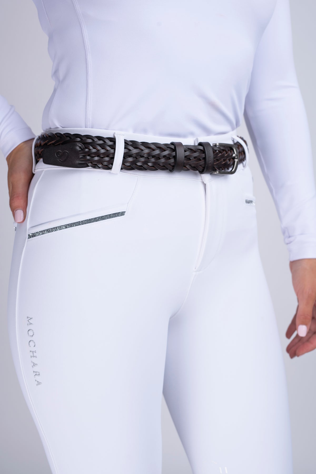 Dark Brown Leather Belt | Mochara