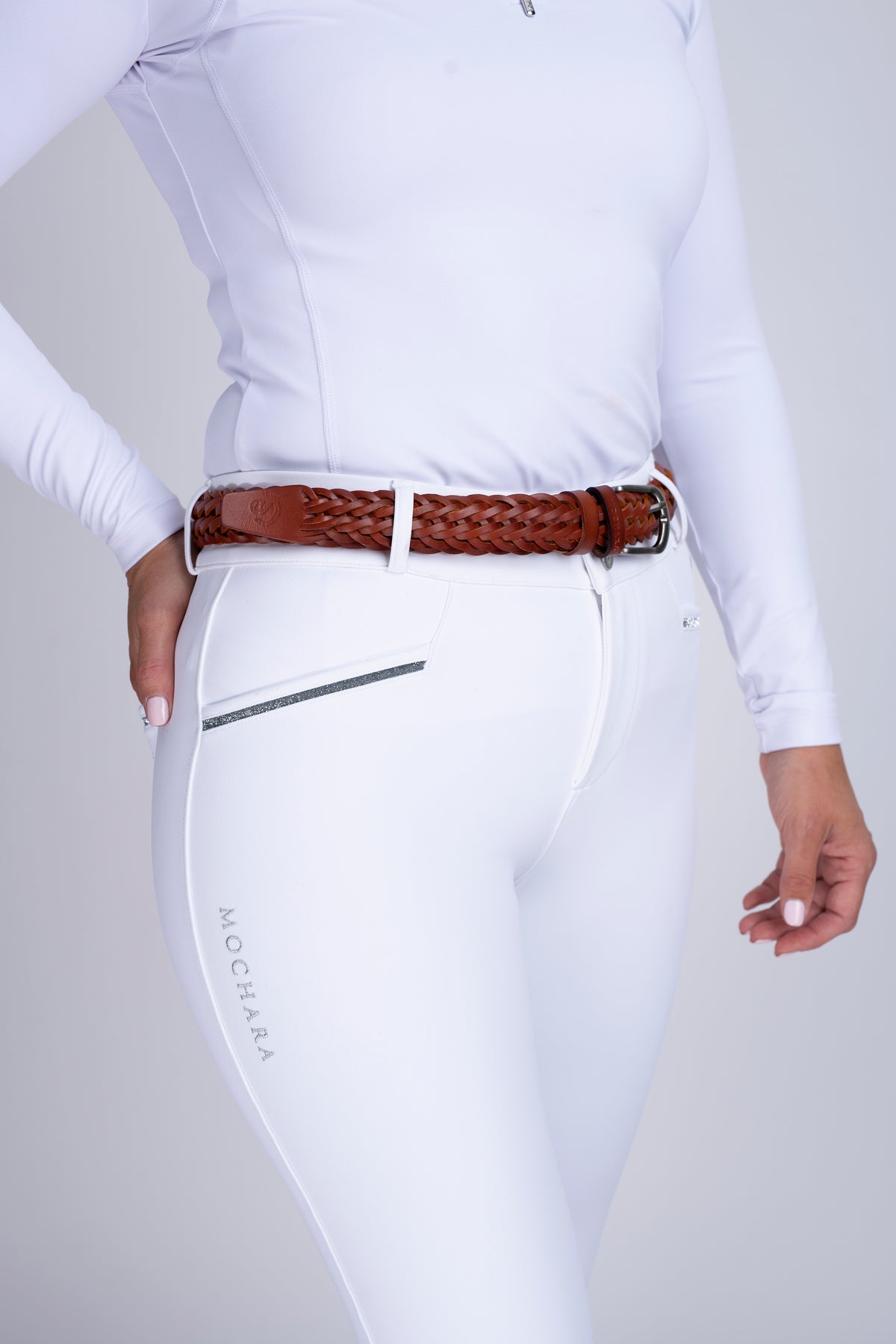 Dark Brown Leather Belt | Mochara